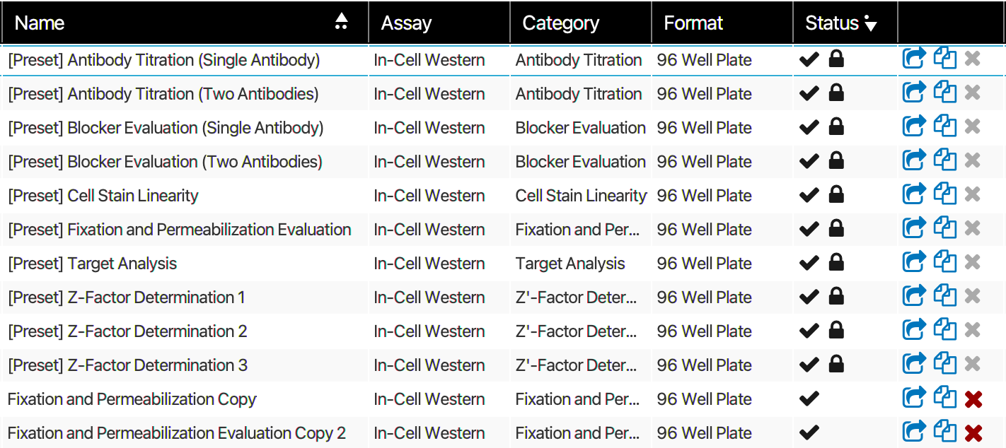 Create Plate Experiment Templates
